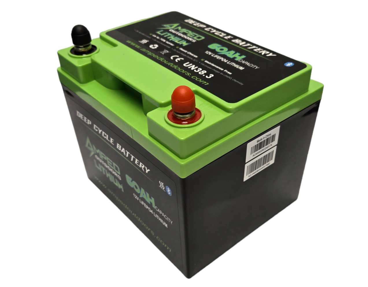 Amped Outdoors 12V 60AH LiFePO4 Lithium Battery — Eco Fishing Shop