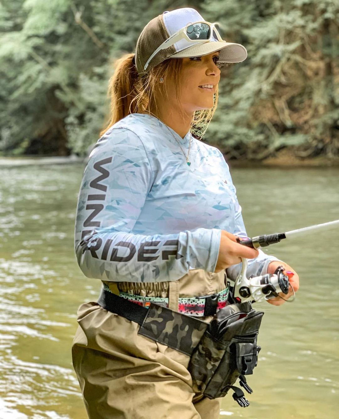 Women's HELIOS Hooded Sun Shirt — Eco Fishing Shop
