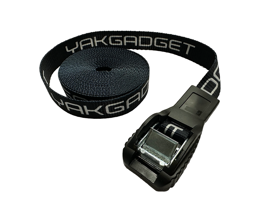 YakGadget LockDown Cam Tie Down Strap 15' (Single) — Eco Fishing Shop