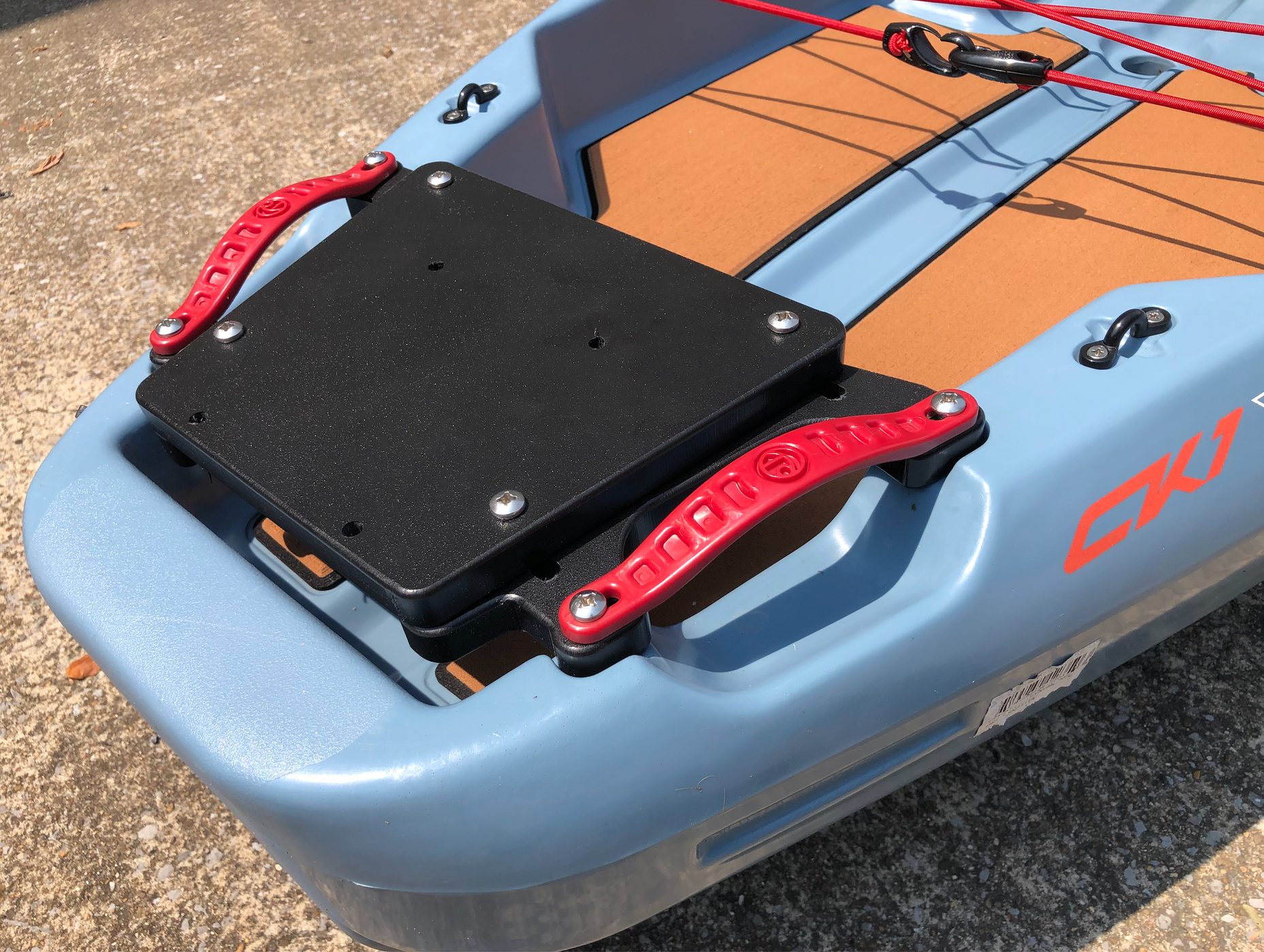 YakGadget Crescent Rear Single Mounting Plate — Eco Fishing Shop