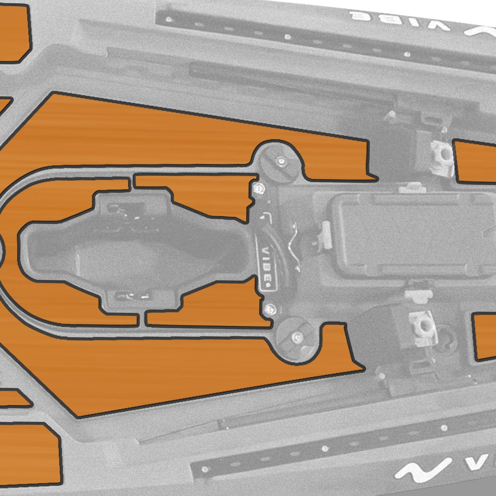 Vibe Kayaks Shearwater 125 Premium Deck Padding — Eco Fishing Shop