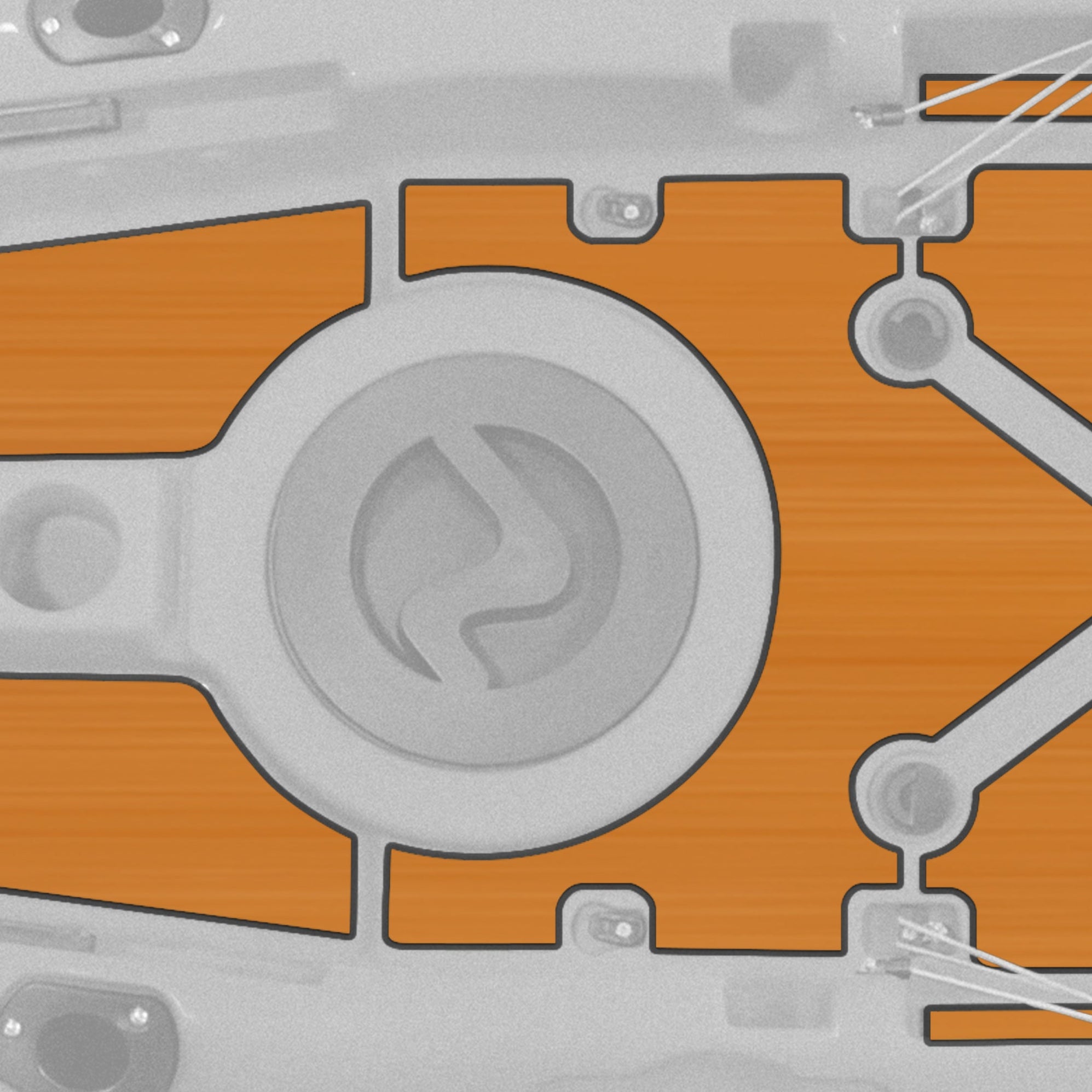 Vibe Kayaks Yellowfin 100 Premium Deck Padding — Eco Fishing Shop