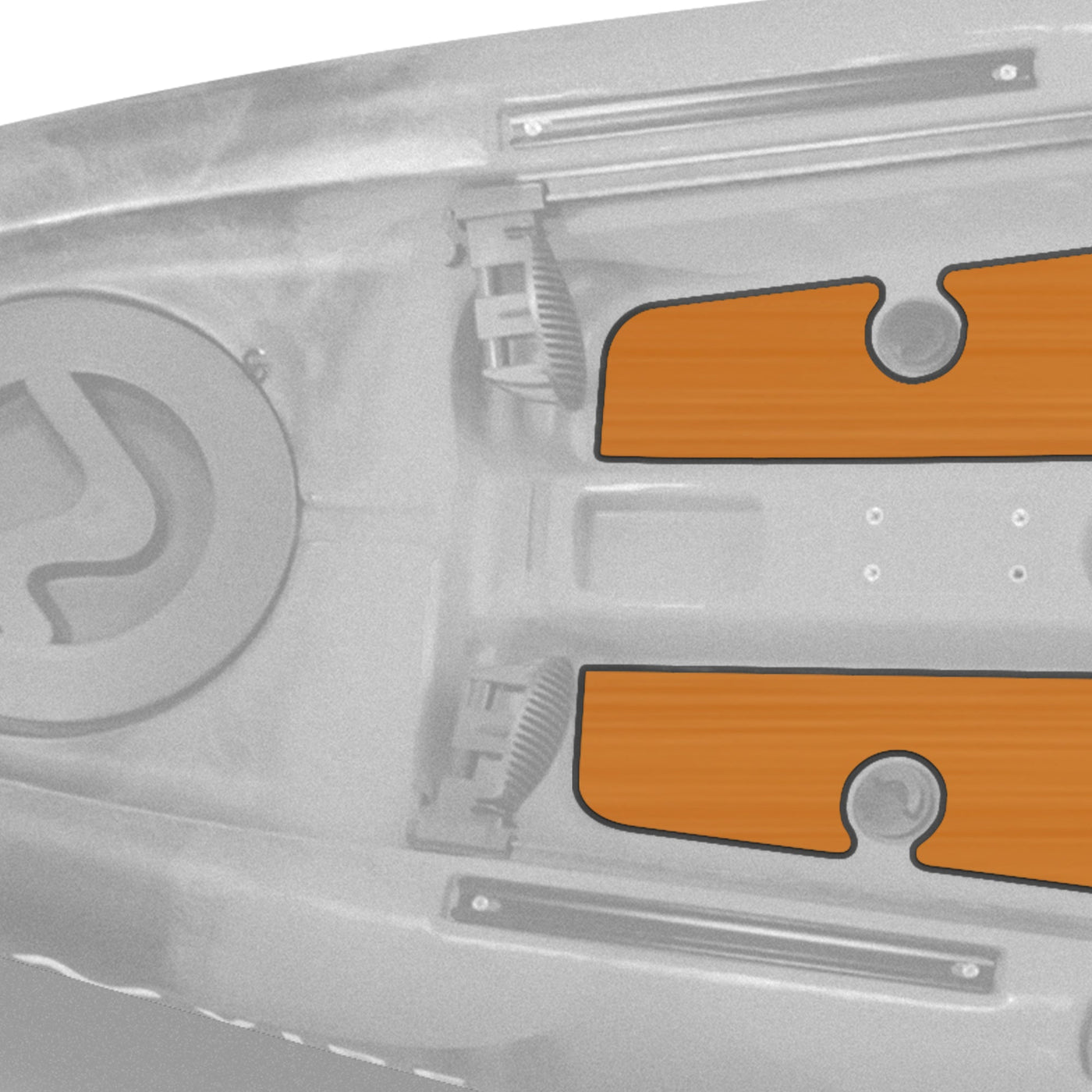 Vibe Kayaks Yellowfin 100 Premium Deck Padding — Eco Fishing Shop