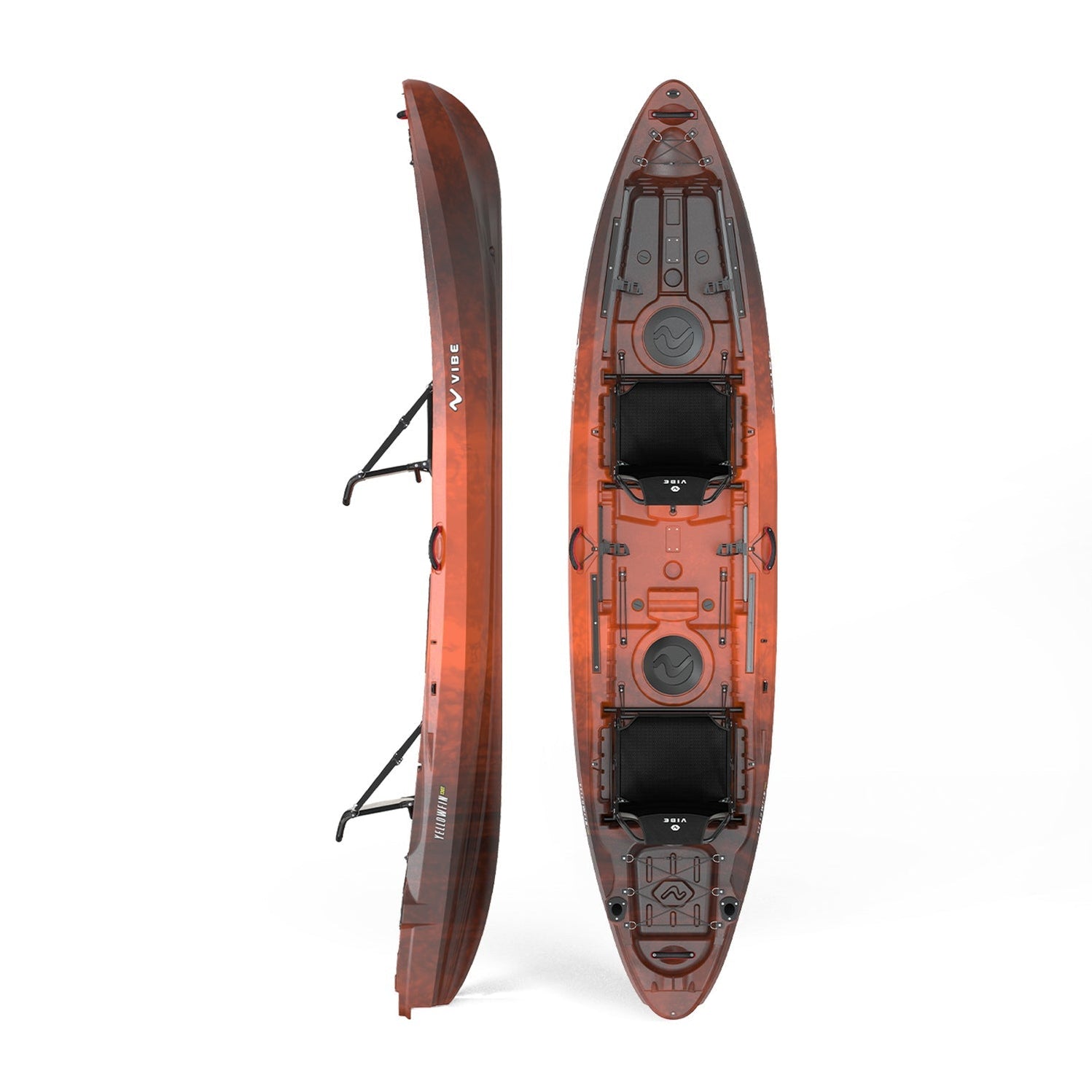 Vibe Kayaks Yellowfin 130T Tandem Fishing Kayak — Eco Fishing Shop