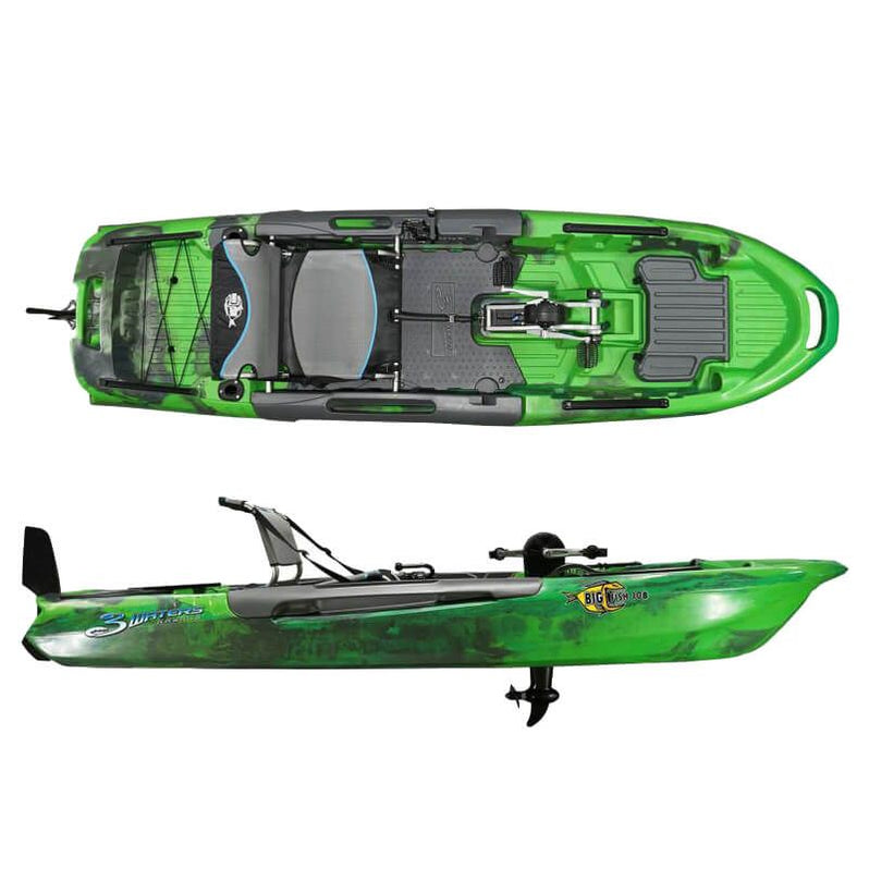 3 Waters Big Fish 108 Fishing Kayak — Eco Fishing Shop